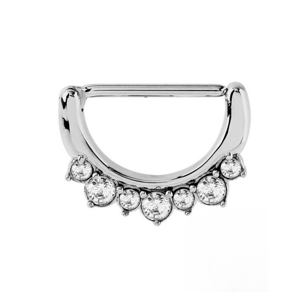 Jewelled Nipple Clicker – Punktured Body Piercing